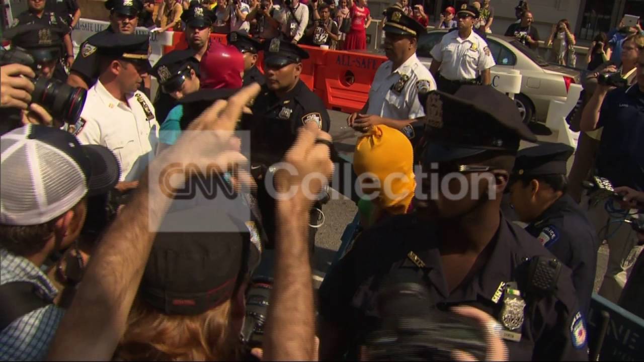 PUSSY RIOT RALLY - ACTIVIST ARRESTED