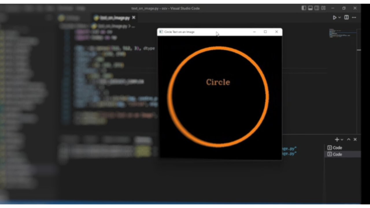 23. Write text on an image using openCV and Python- Part 1