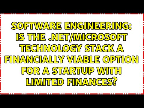 Is the .NET/Microsoft technology stack a financially viable option for a startup with limited...