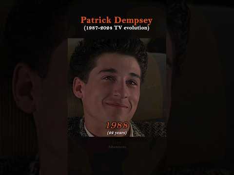 Patrick Dempsey evolution (1987-2024) 🎬✨️ #patrickdempsey #throwback #thenvsnow #derekshepherd