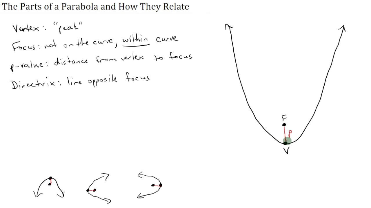 The Parts of a Parabola and How They Relate