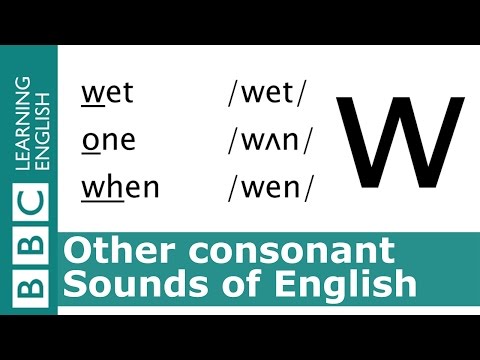 👄 Consonant - /w/ - 'wet', 'one' and 'when' - English Pronunciation Tips