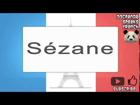 Sézane - How To Pronounce - French Native Speaker