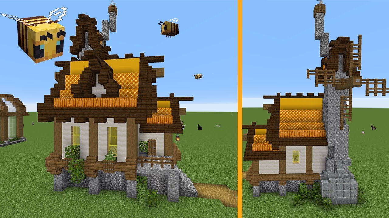 Bee Keeper's House Tutorial | Minecraft 1.15 House