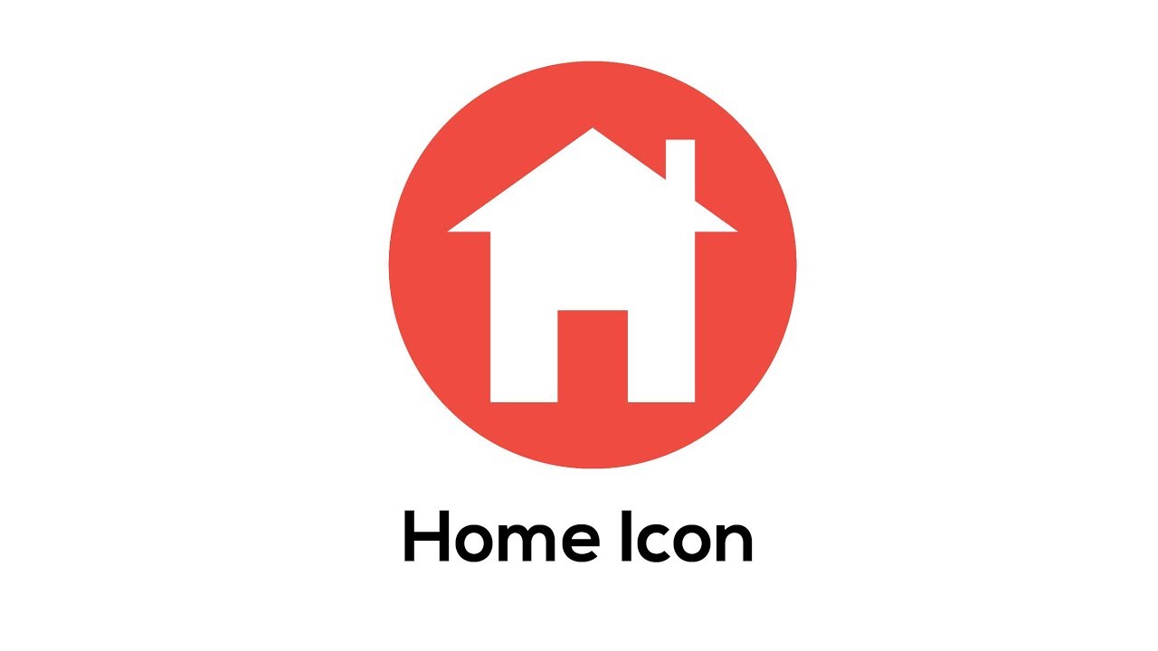 Home Icon Design In Illustrator Easy Tutorial For Beginners