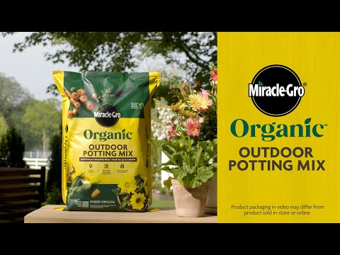 How To Use Miracle-Gro Organic Outdoor Potting Mix