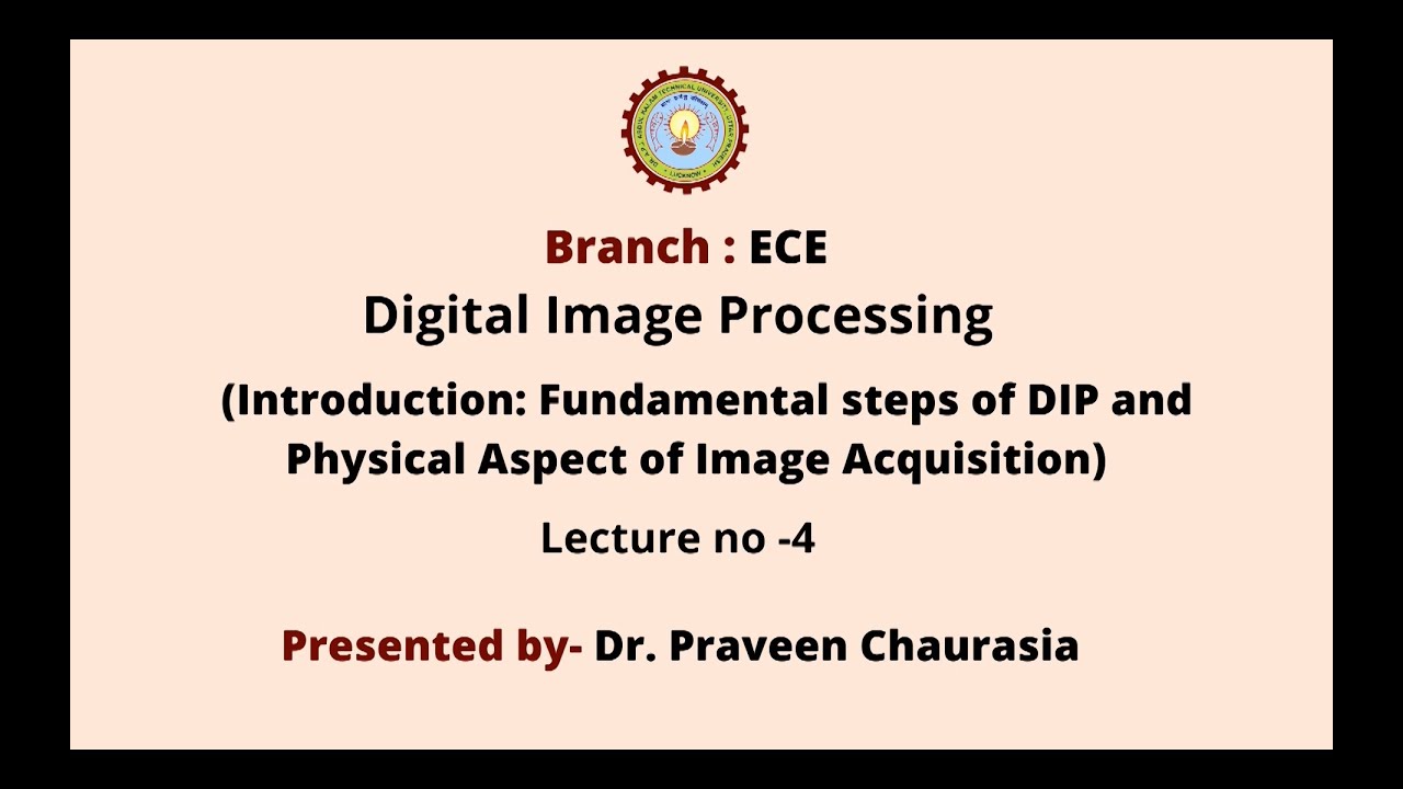 Digital Image Processing || AKTU Digital Education