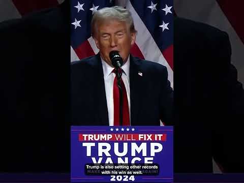 Trump claims victory in historic 2024 election