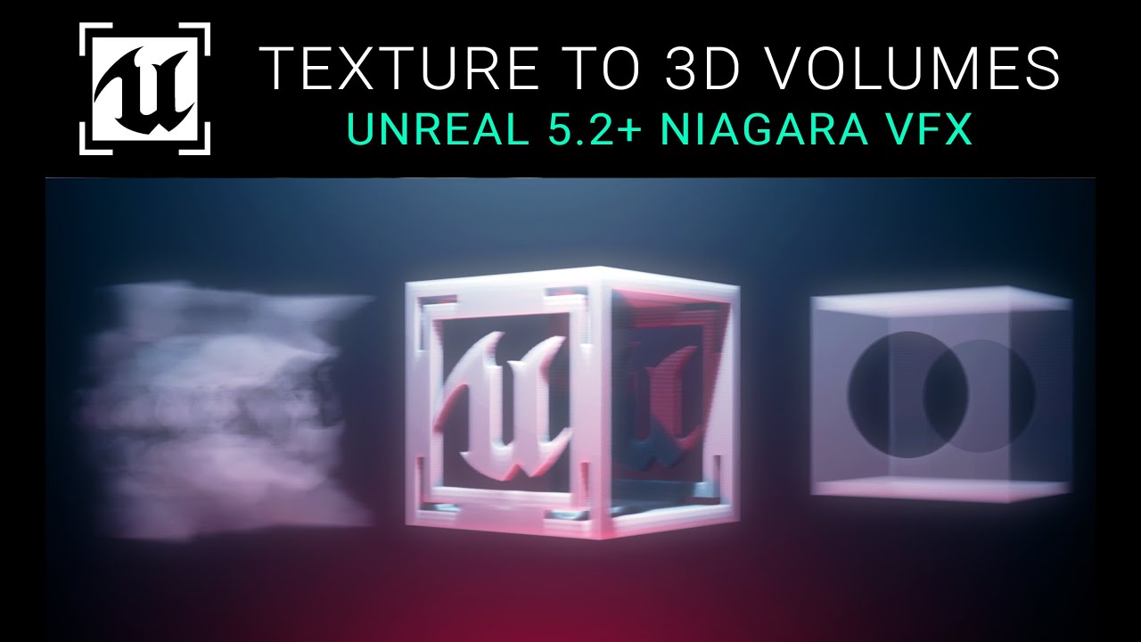 Unreal Engine 5 - 3D Volumes From Textures Niagara Tutorial