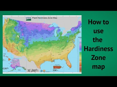 How to use the hardiness zone map