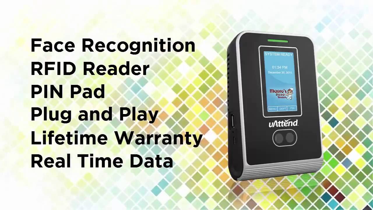 uAttend Face Recognition Time Clock | Products | Processing Point