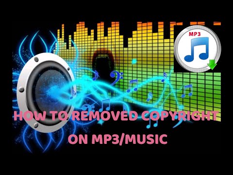 How to removed copyright on music/mp3 | Ar`geL TV