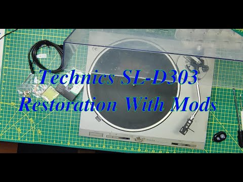 Technics SL-D303 Restoration With Mods, Broken Power Switch Guide - Fixed