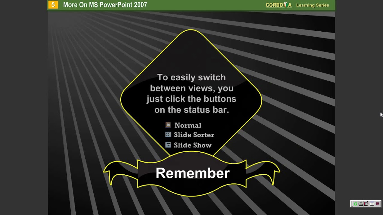 #Std 5 #Computer #Chapter 5 #More On MS PowerPoint 2007
