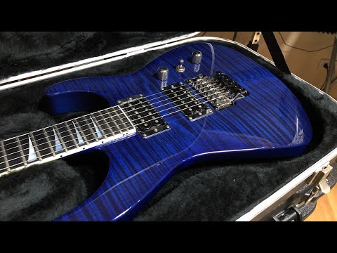 Jackson USA SL2H Soloist Trans Blue Flame | Reverb