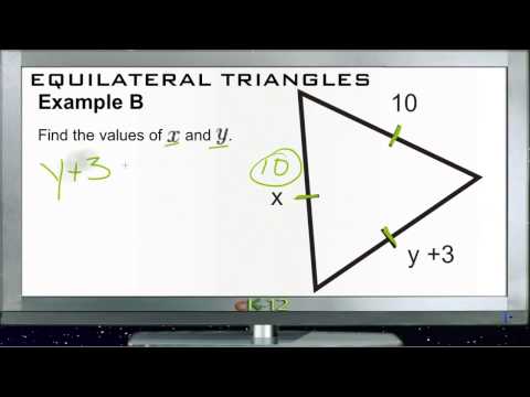 Equilateral Triangles: Examples (Basic Geometry Concepts)