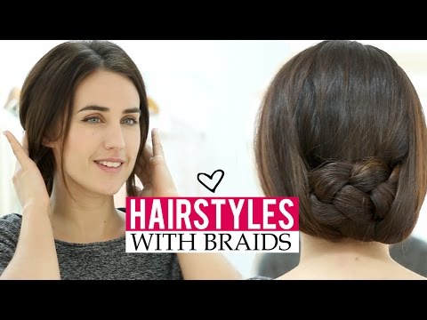 Easy hairstyles with braids in 5 minutes