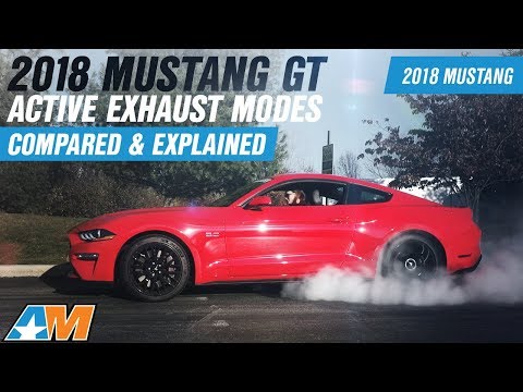 2018 Ford Mustang GT Active Exhaust Mode Comparison & Explanation 💨