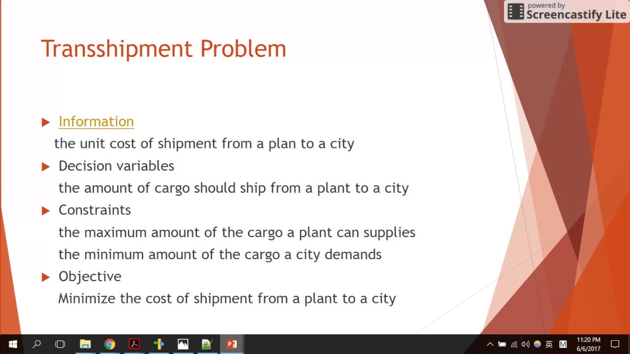 three basic model in cplex