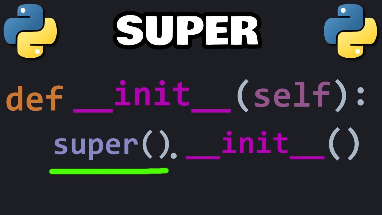 SUPER() in Python explained! 🔴