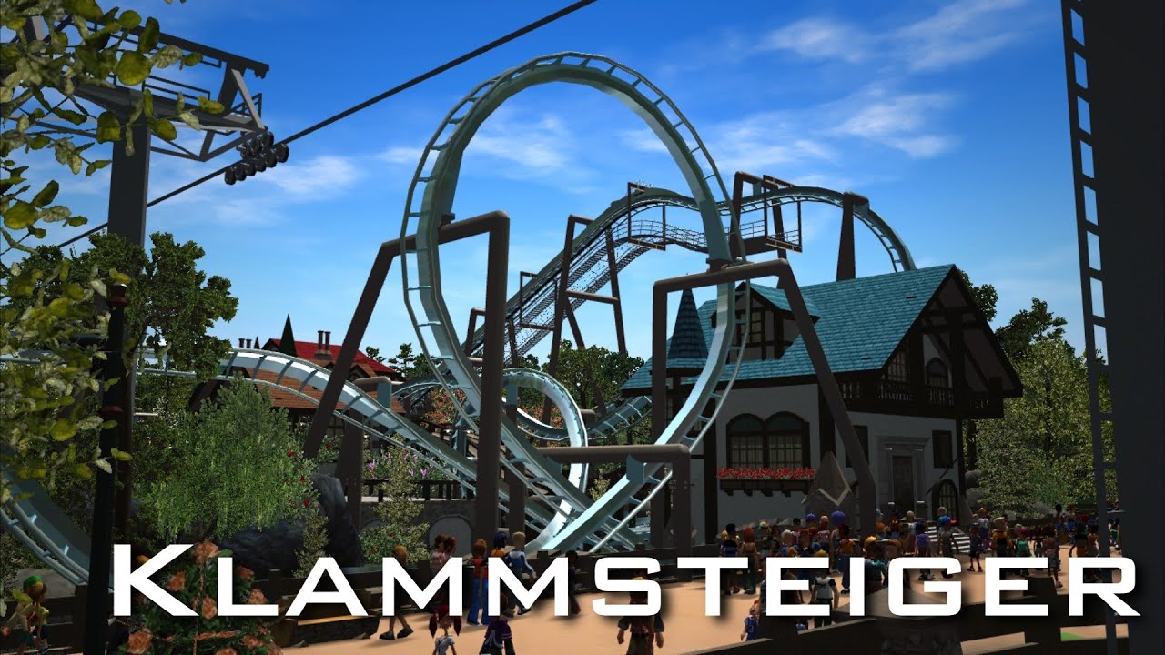 RCT3 - Klammsteiger (B&M Invert) (1st in Compact Coaster Contest)