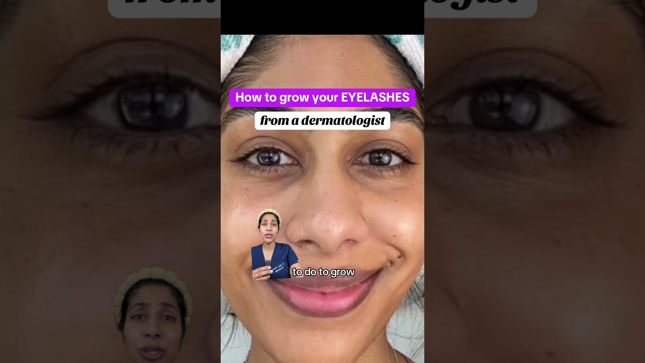 Tips to grow your eyelashes, according to a dermatologist #lashgrowth #lashserum