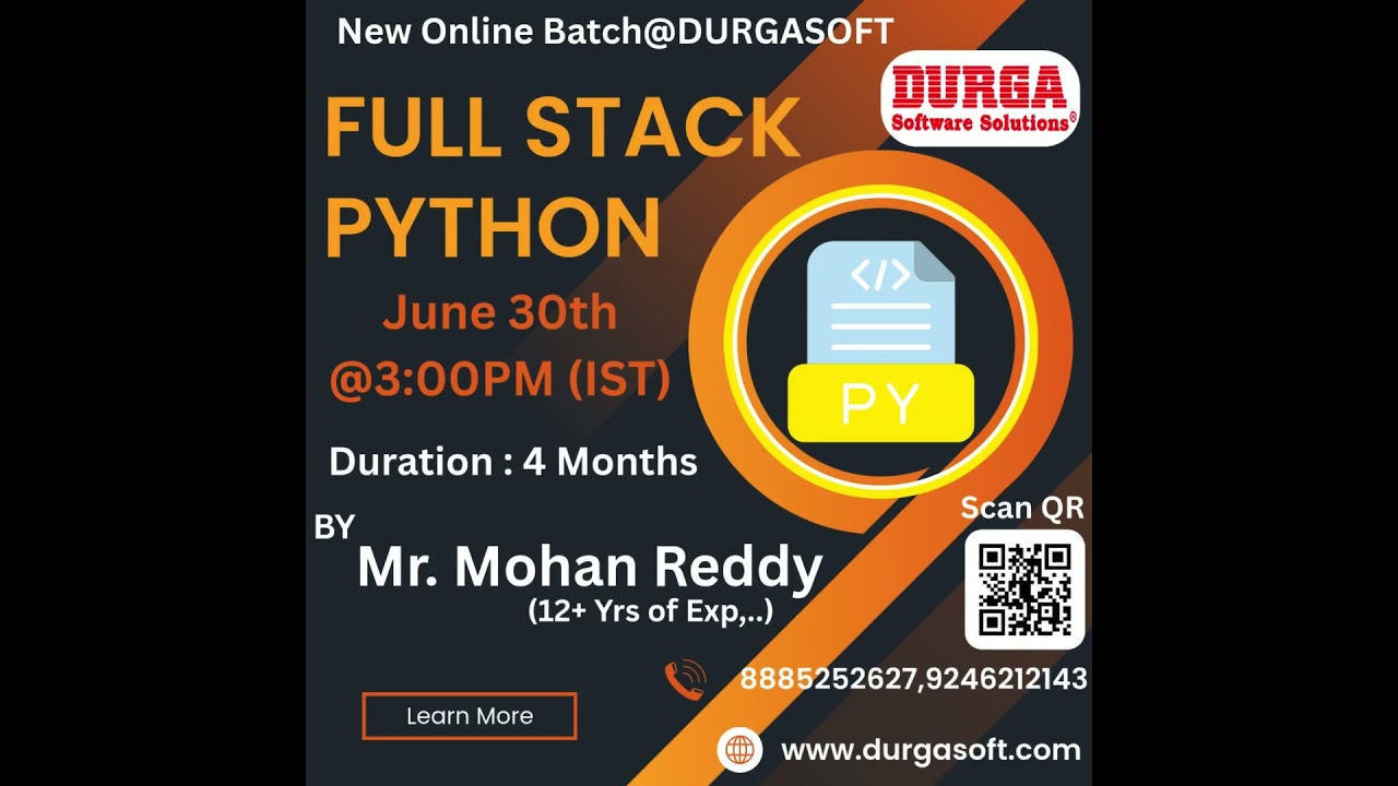 🚀 Become a Full Stack Python Developer!