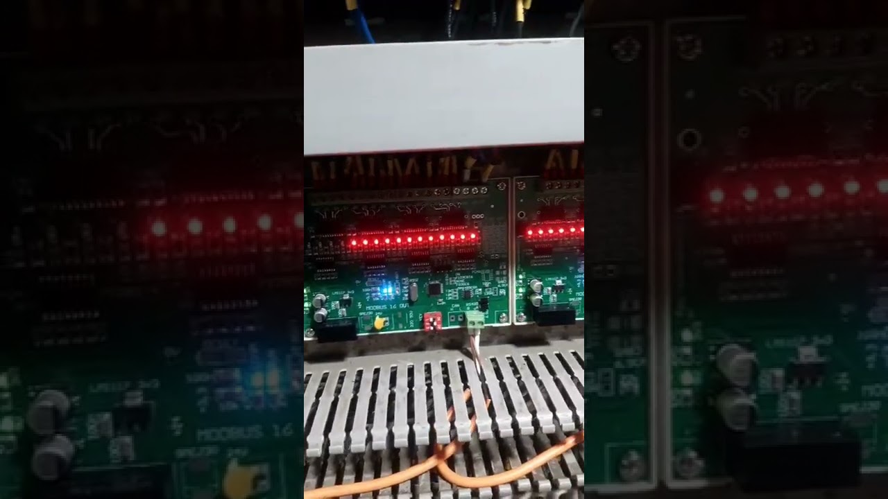 STM32 Modbus RTU Slave modules & FATEK PLC.