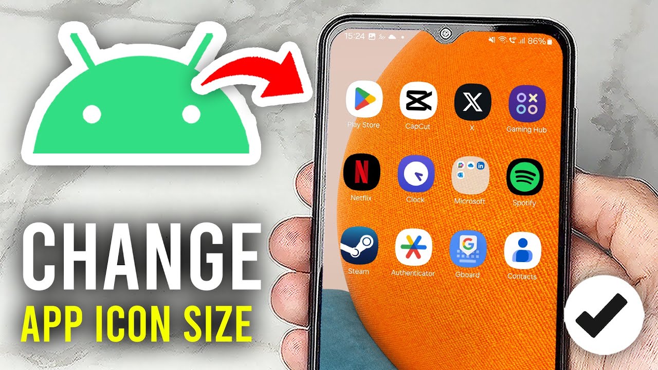 How To Change App Icon SIze On Android - Full Guide