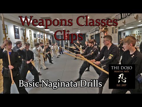 Basic Naginata Pole Arm - Weapons Classes Clips at The Dojo Mason Ohio