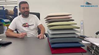 Čalouněný panel Matt Velvet 83 šedý | Top-koberce.cz