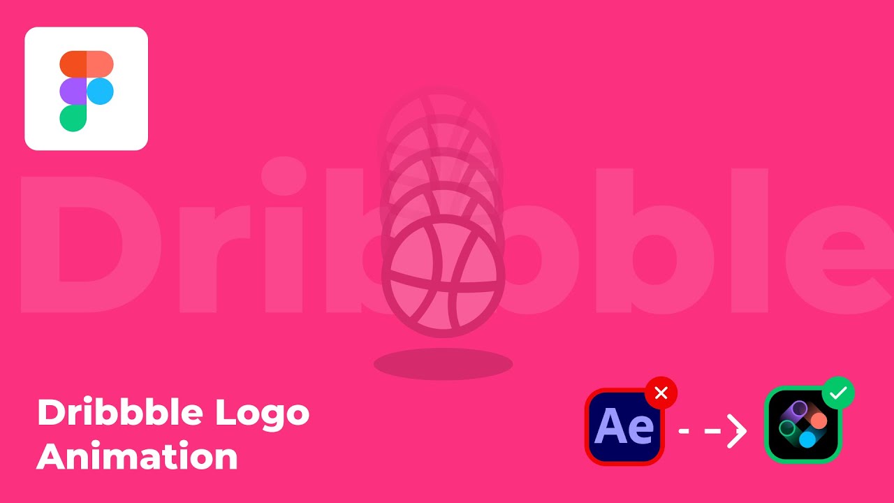 Dribbble Logo Animation Figma Tutorial | Within 5 Minutes!