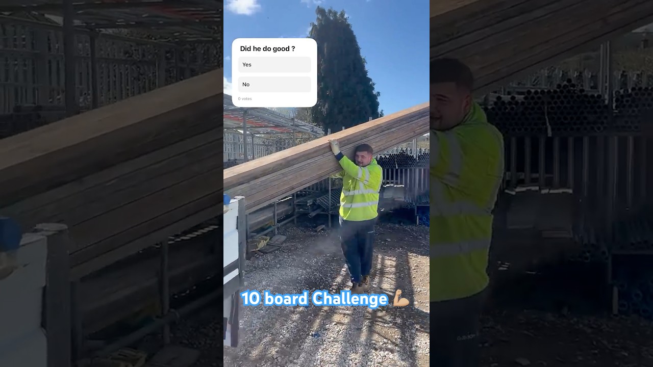 10 board challenge 🤣#bristol  #scaffolding