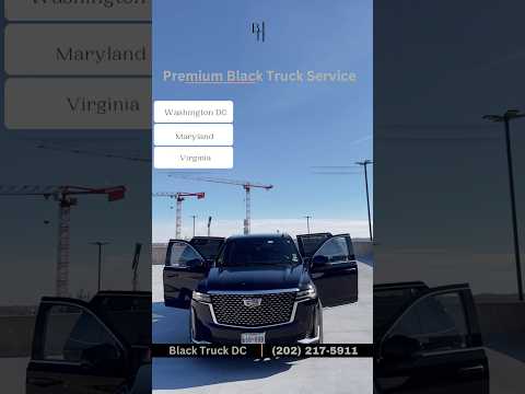 Blacktruckdc provides the best black truck service in Washington DC, Maryland and Virginia #dmv