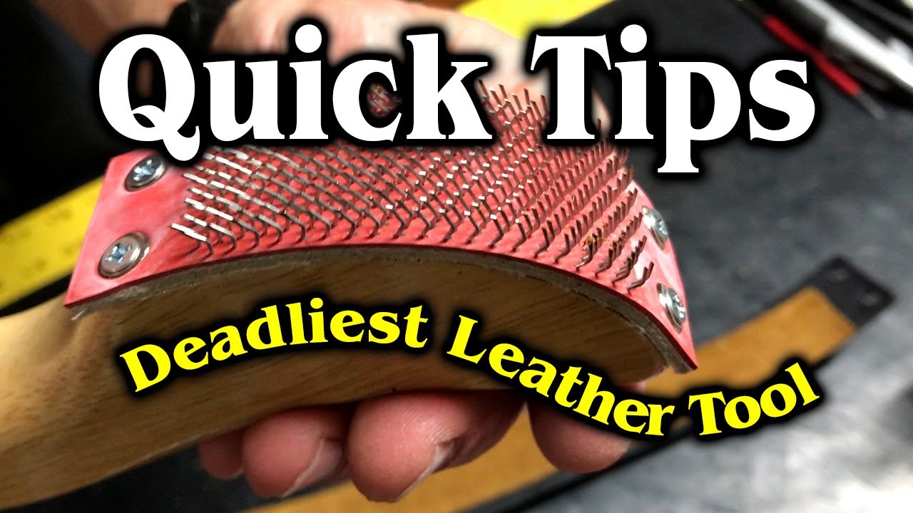 Quick Tips on Using the Leather Rougher Tool