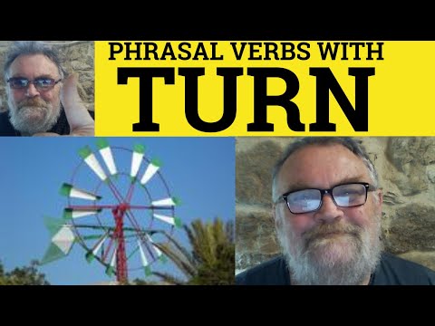 🔵Phrasal Verbs with Turn - Turn Down Meaning, Turn In Examples, Turn On, Turn Off, Turn Out Turn Up.