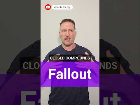 English Vocabulary (closed compounds: result): FALLOUT