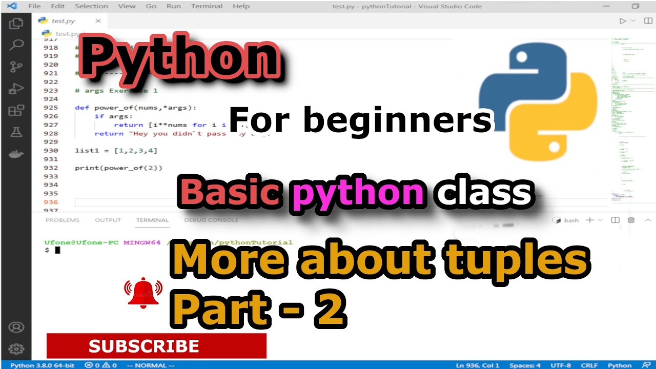 Python tuple some more Part 2 | Python for Beginners