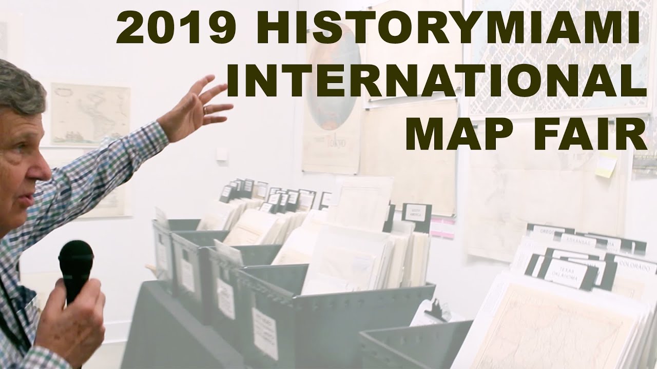 Hello from the HistoryMiami's 26th Annual International Map Fair