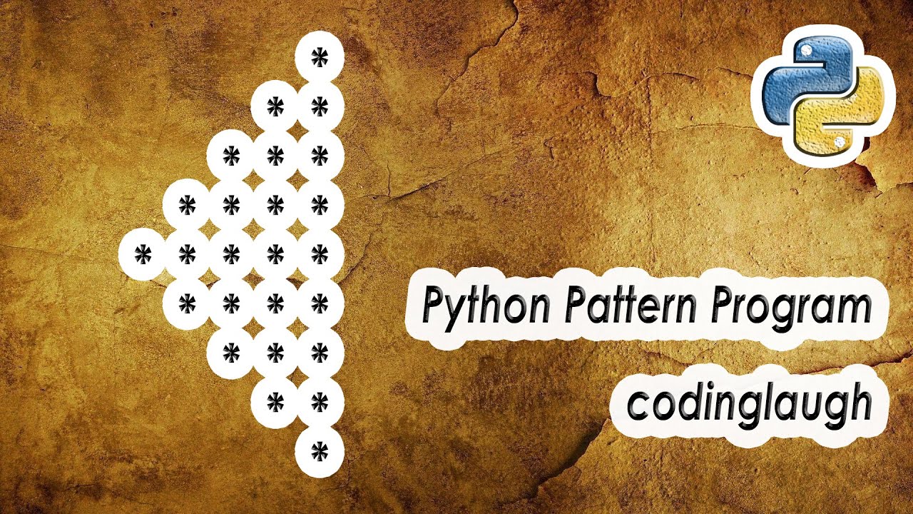 Mirrored Half Diamond || Star Pattern || Python Pattern Program || Bangla (বাংলা)