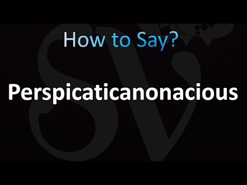 How to Pronounce Perspicaticanonacious (correctly!)
