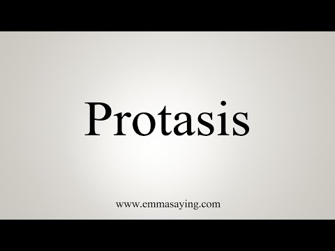 How To Say Protasis