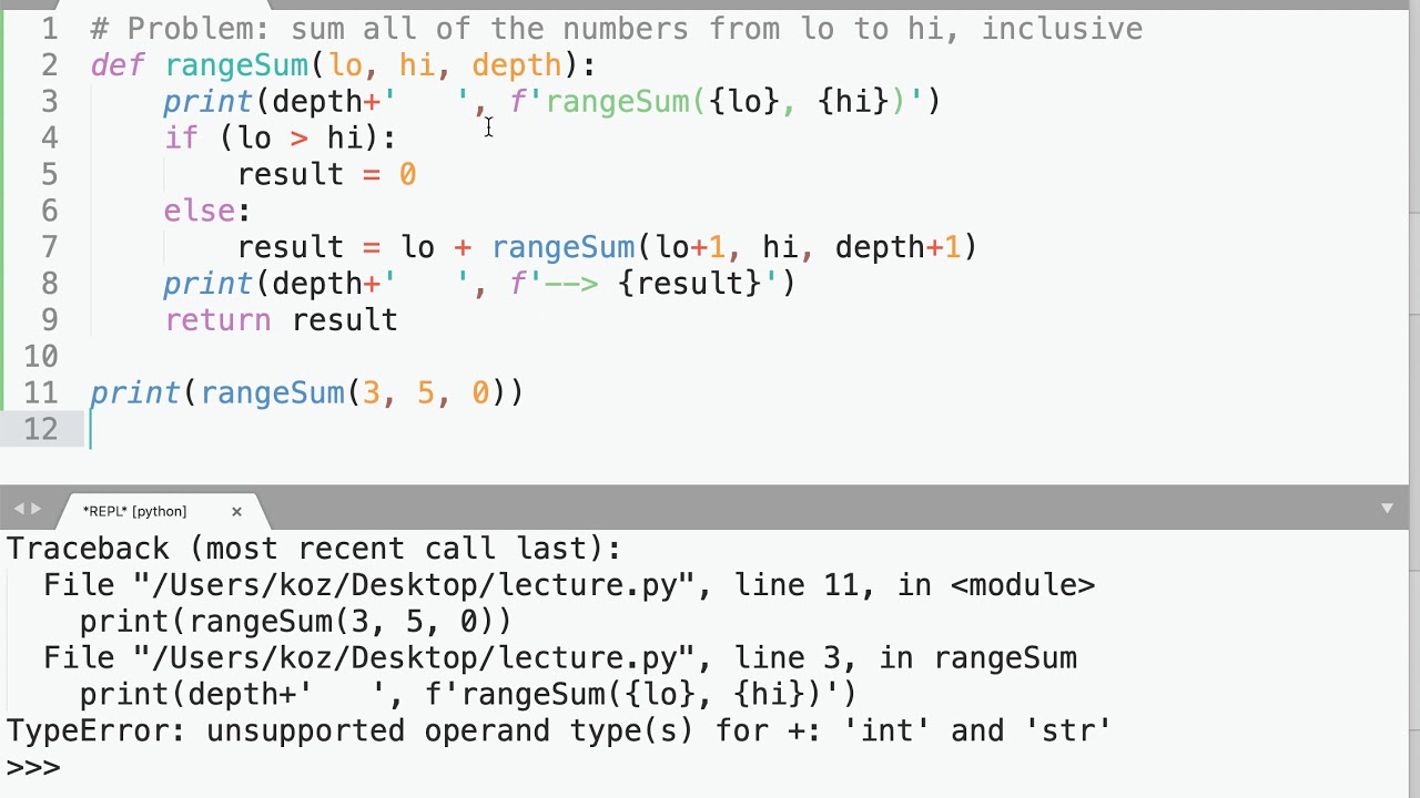 recursion part1 step5 2 debugging