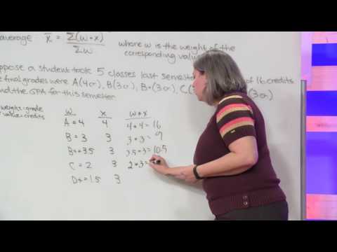 Computing a Grade Point Average