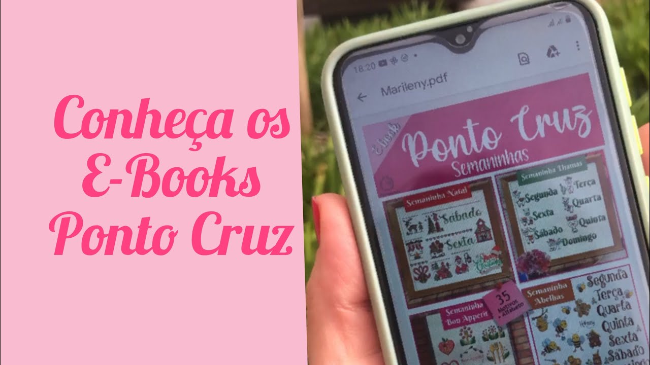 Conheça o E-book de bordados em Ponto Cruz!