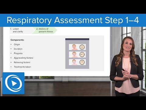 Pediatric Respiratory Assessment Step 1-4 โ Pediatric Nursing | Lecturio Nursing