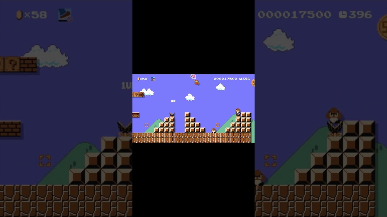 #shorts #smm2 Super Mario Maker 2 - The overdone 1-1 by Spankynutz COURSE ID: M56-QCB-5RG