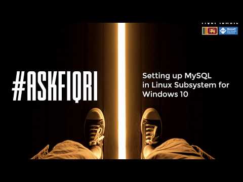 Setup MySQL in Linux Subsystem for Windows 10