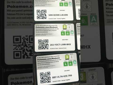 TCG live codes for my followers. #destinedrivals #pokemontcg #pokémon #pokemoncards #tcglivecodes