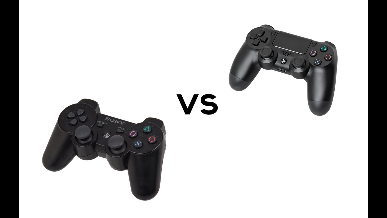 PS3 vs PS4 Controller Comparison